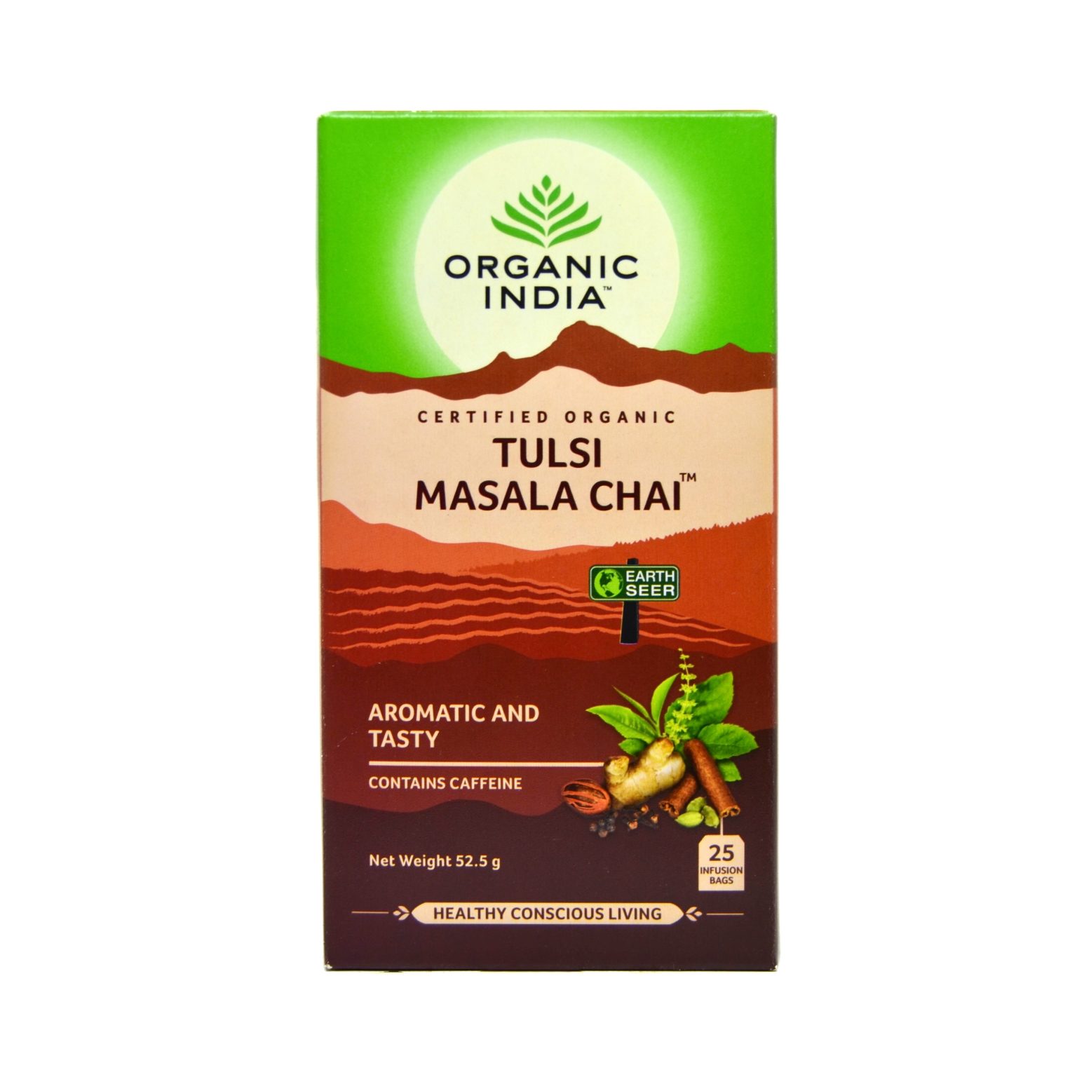 Organic India Tulsi Masala Chai 25bol – Granjero
