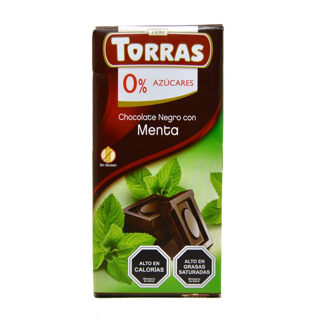Chocolate Torras Negro con menta 46% Cacao 75gr – Granjero