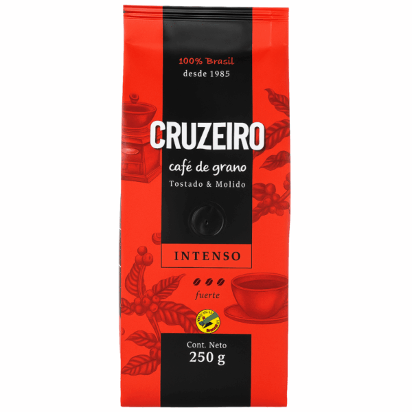 Cafe de grano tostado y molido Intenso 250g – Cruzeiro – Granjero